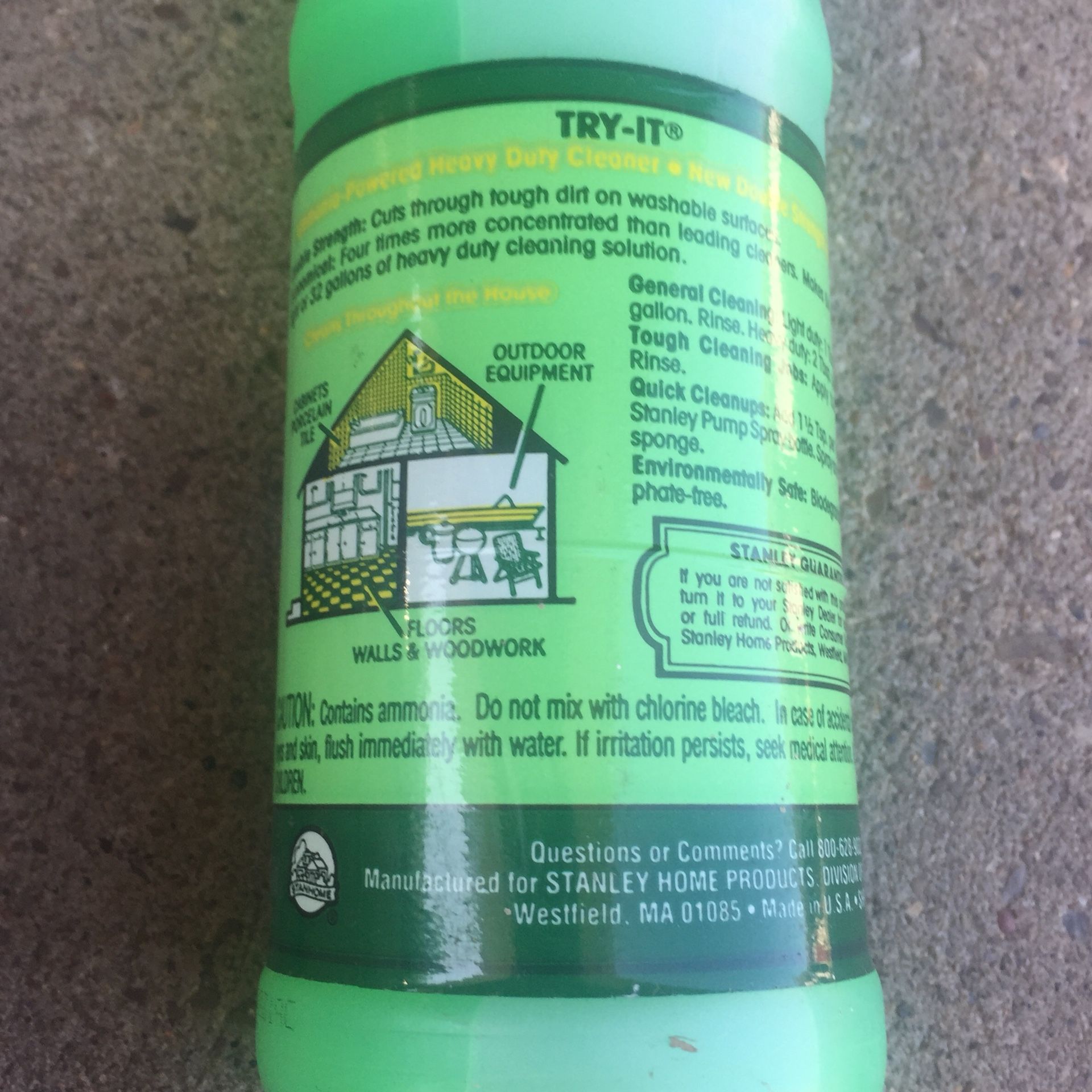 Stanley TRY IT concentrate heavy duty cleaner 32 fl. Oz. for Sale in ...