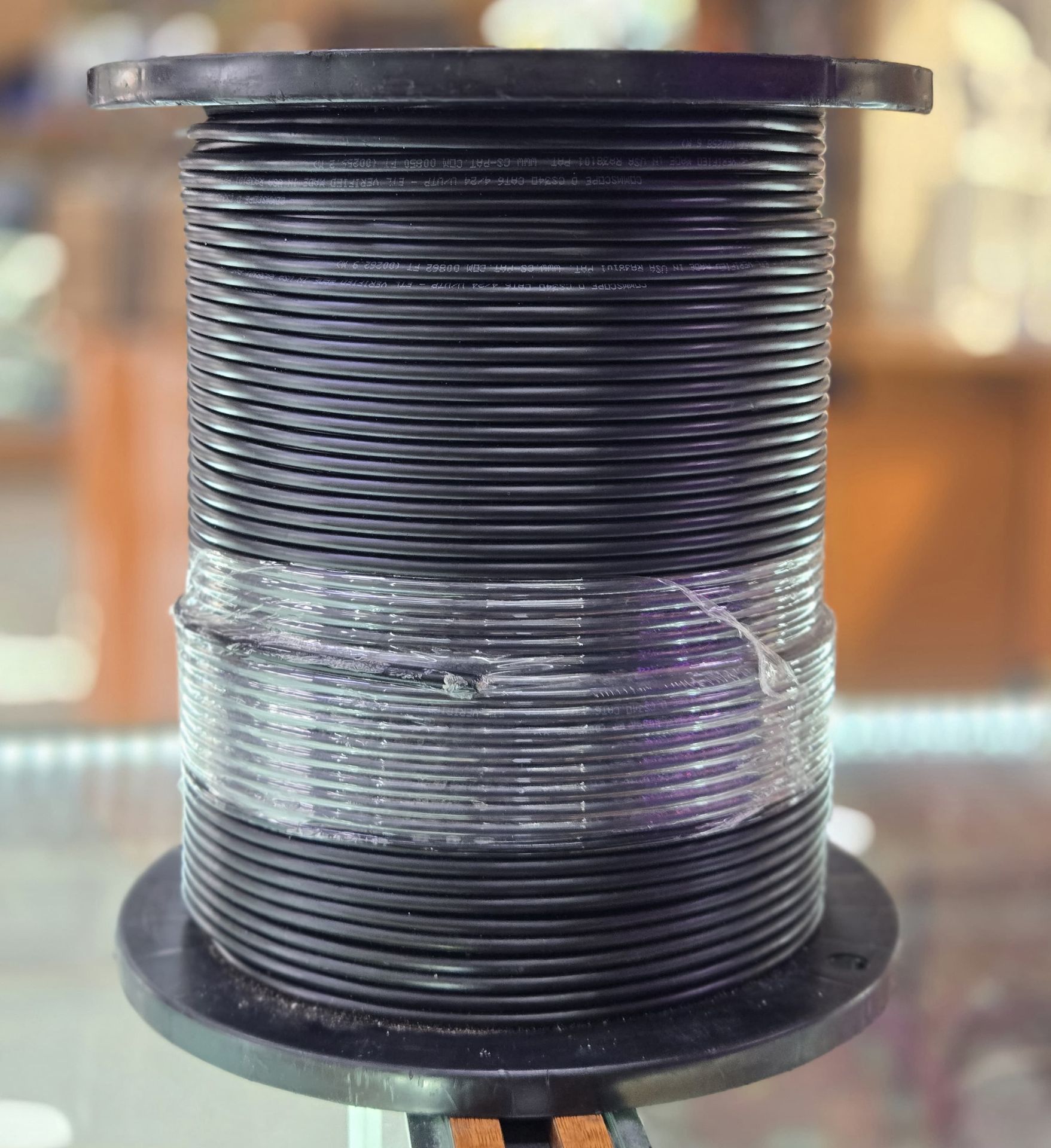 CommScope UN(contact info removed)04/10 Cat6 Cable 1000ft Spool 24/4p ...