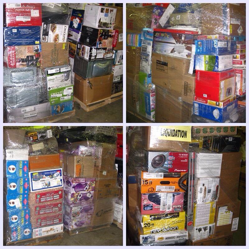 Unprocessed Walmart pallets all shrink-wrapped, $150-$600 each! Weekly ...