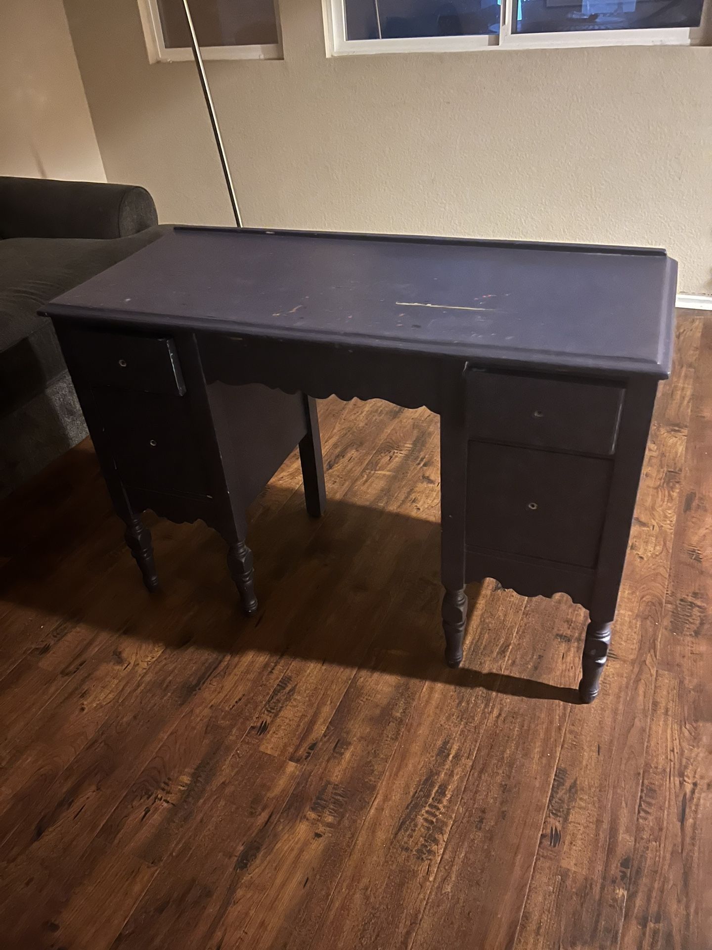 Antique Blue Desk That Needs Repair for Sale in Jurupa Valley, CA - OfferUp