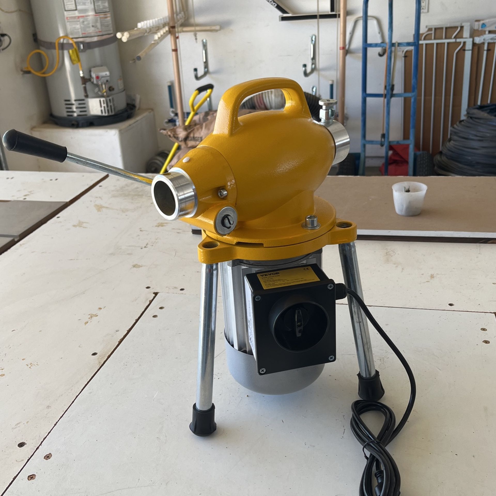 New Vevor Drain Cleaner, Pipe Cleaner, Drain Snake. 400rpm, 500w With ...