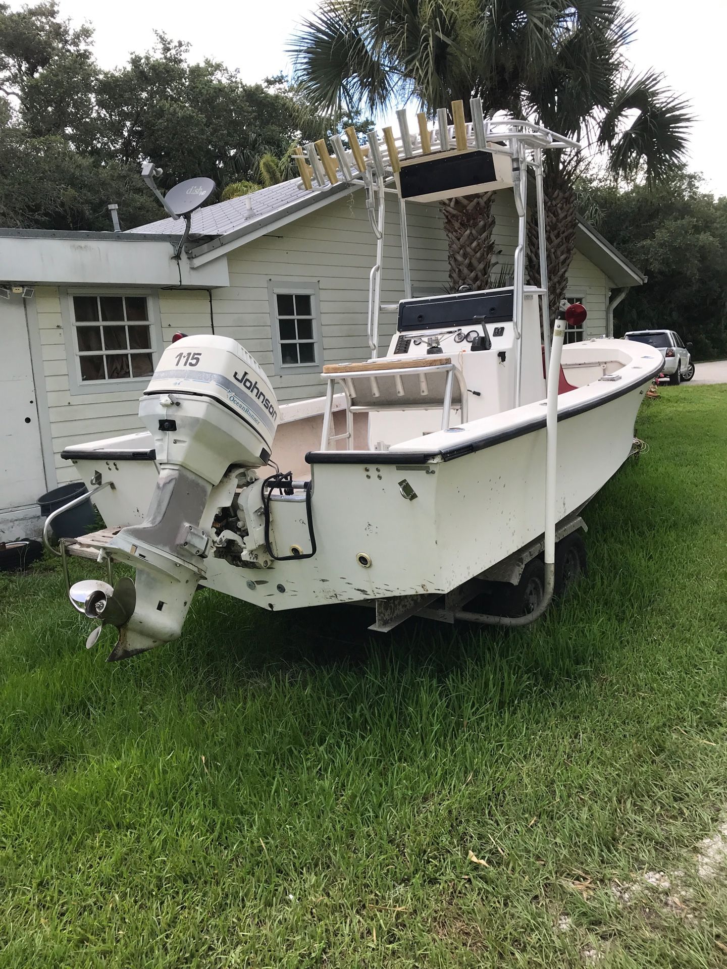 1988 20 Foot C-Hawk Fishing Boat with 115 HP Johnson Motor. for Sale in ...
