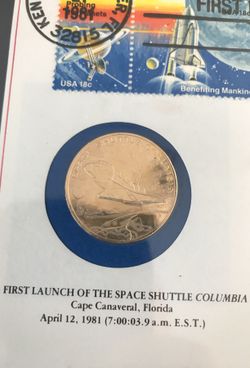 Space Shuttle Gold Coin