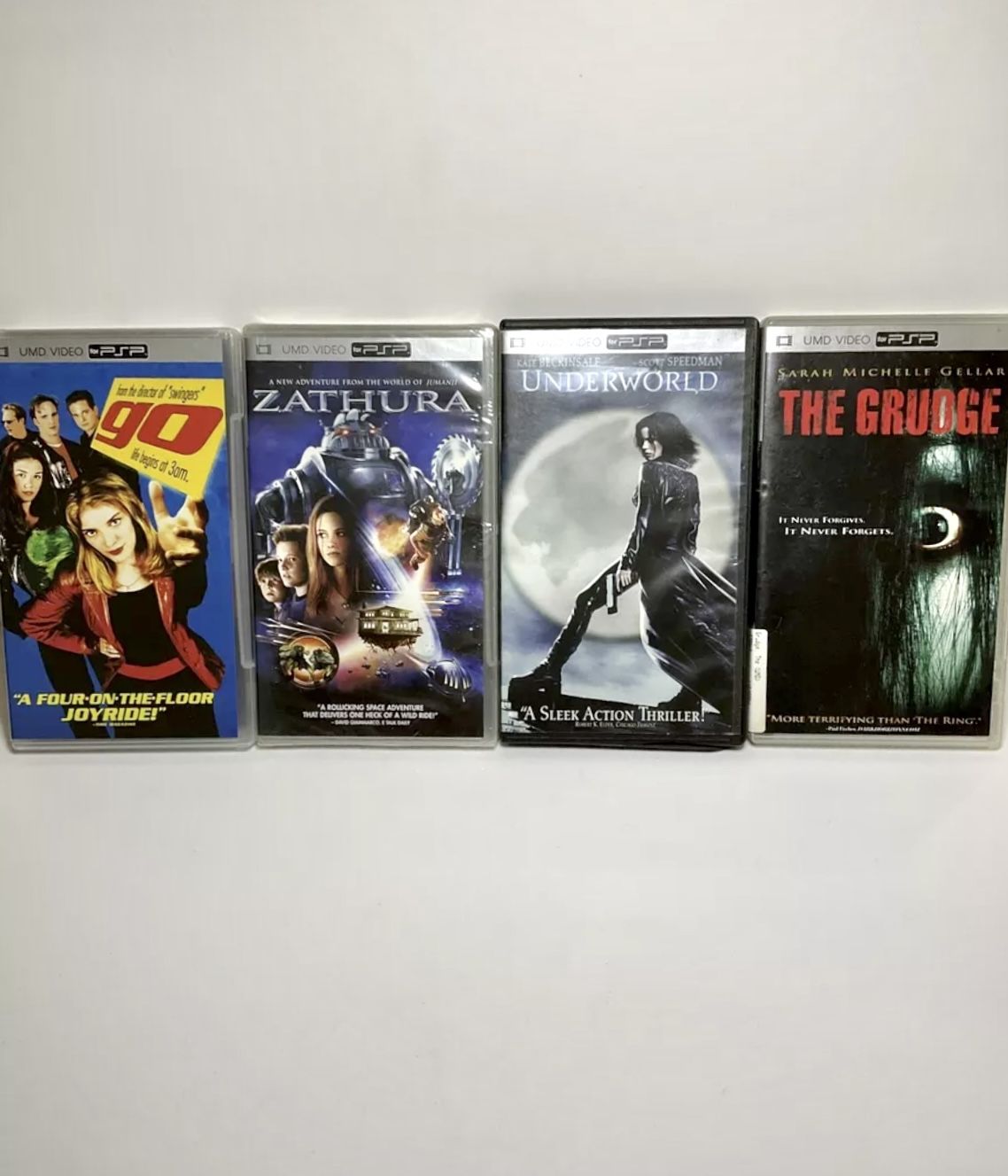 4 ~ Go; Zathura; Underworld; The Grudge UMD VIDEO For PSP 2 New & 2 ...