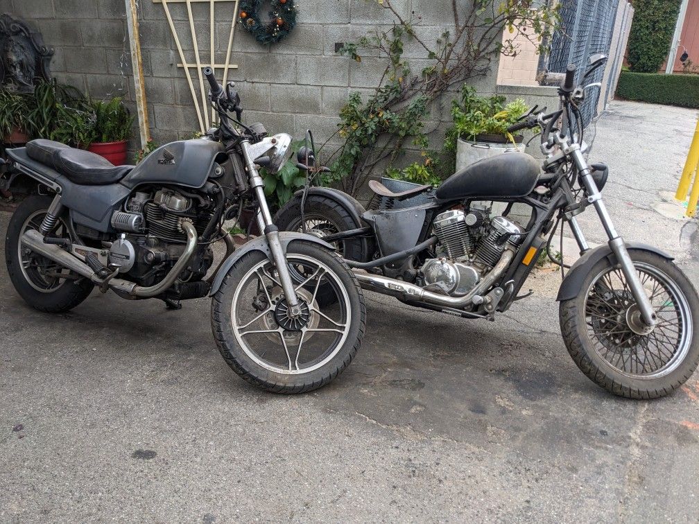 1998 Honda Shadow 600 And 1986 Nighthawk 450 And Engines for Sale in ...