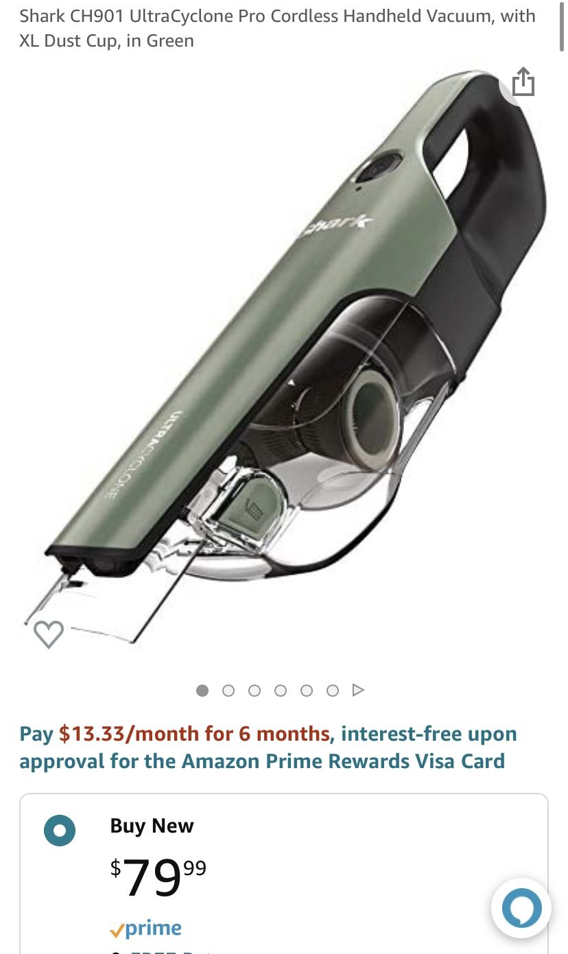 BRAND NEW Shark CH901 UltraCyclone Pro Cordless Handheld Vacuum for ...