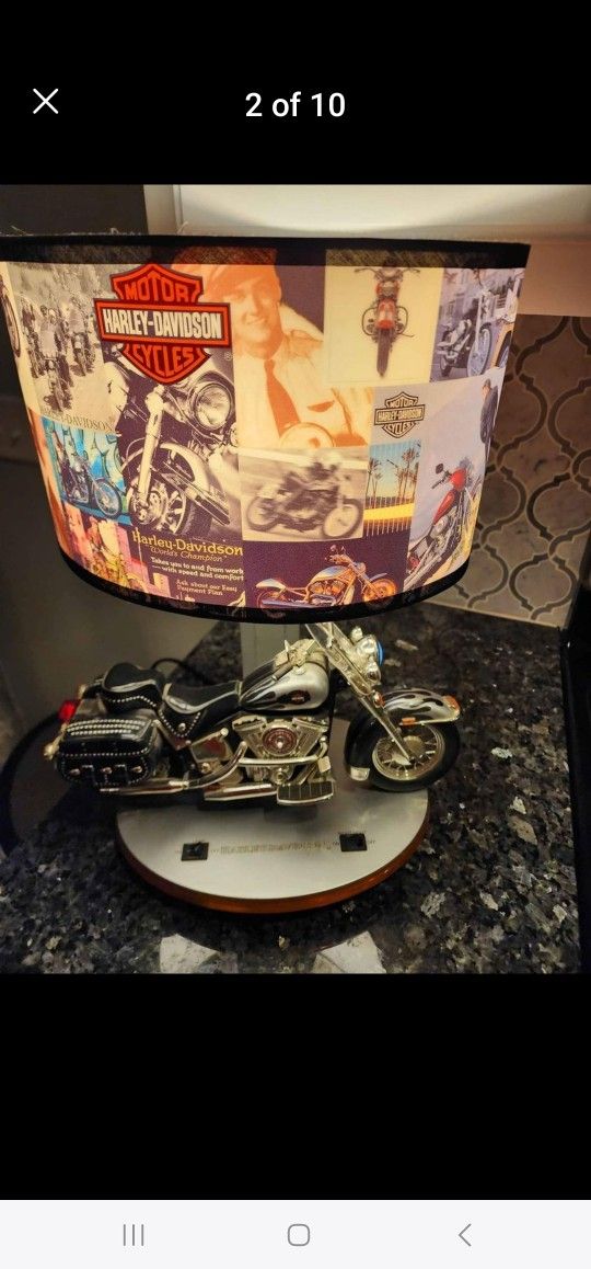 Harley Davidson Motorcycle Lamp for Sale in Township Of Taylorsville ...