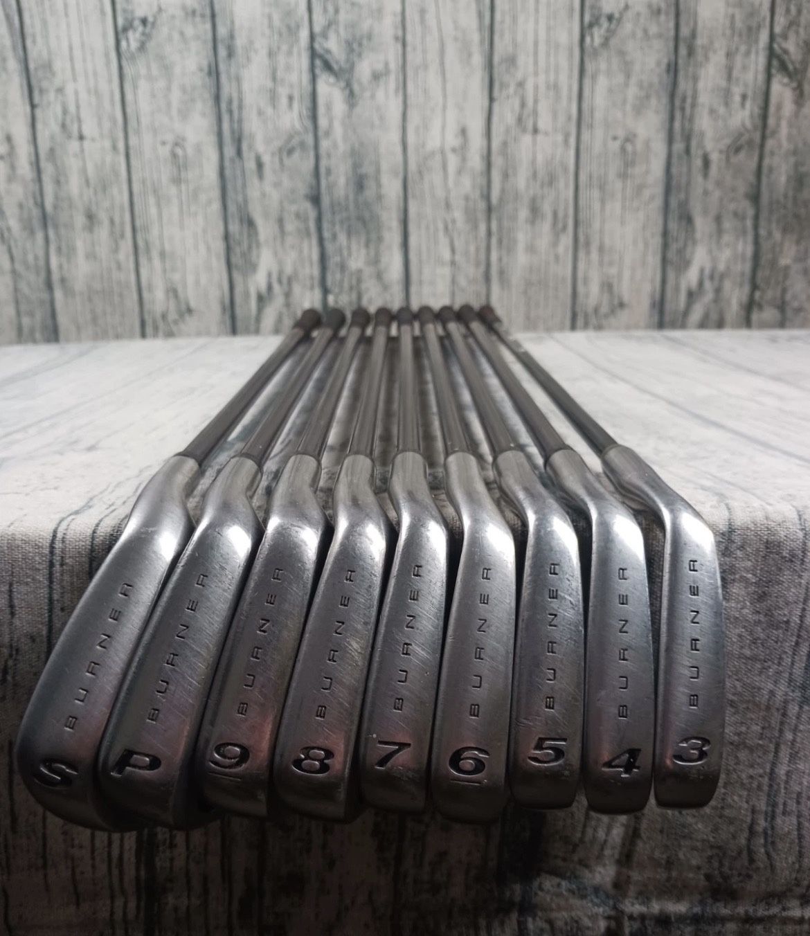 TAYLORMADE BURNER OVERSIZE IRONS SET (3-SW) BUBBLE SHAFT for Sale in ...