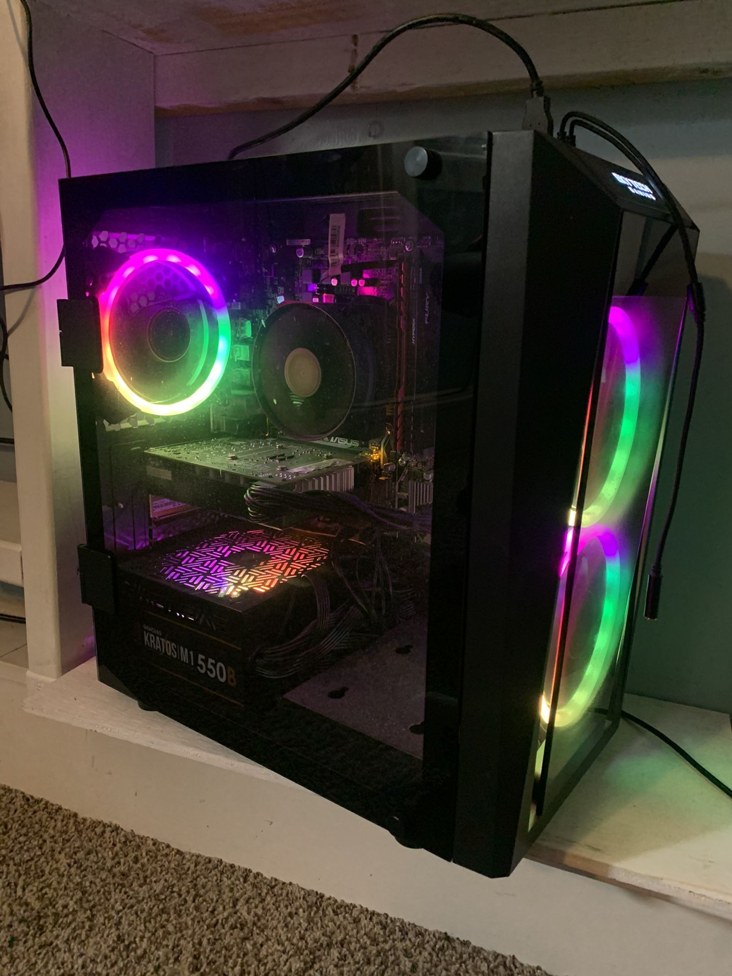 Gaming Computer Setup, Ryzen 5, GeForce GTX 1660, 16 GB RAM, 500 GB SSD ...
