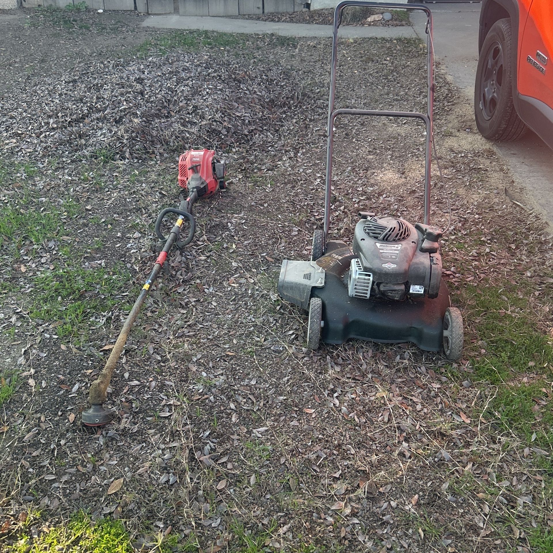 Weed Eater And Push Mower Both Gas for Sale in Lemoore, California - OfferUp