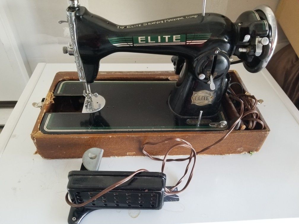 Vintage Antique 1950's Elite Sewing machine in great shape for Sale in ...