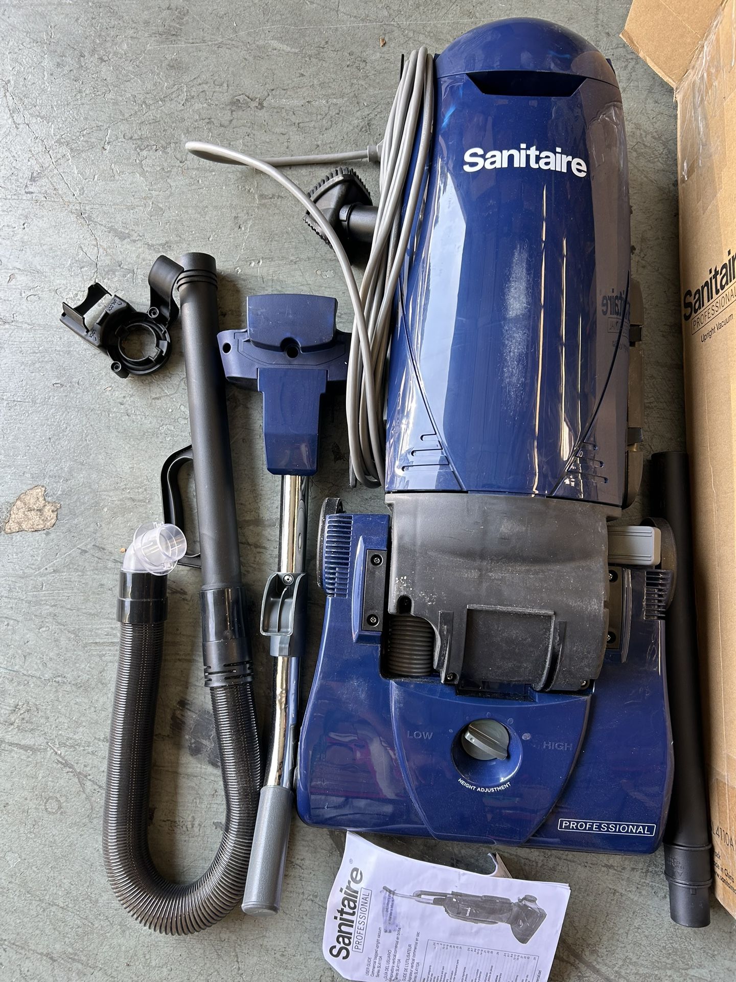 Vacuum Cleaners Sanitaire Professional Bagged Upright Vacuum Cleaner ...