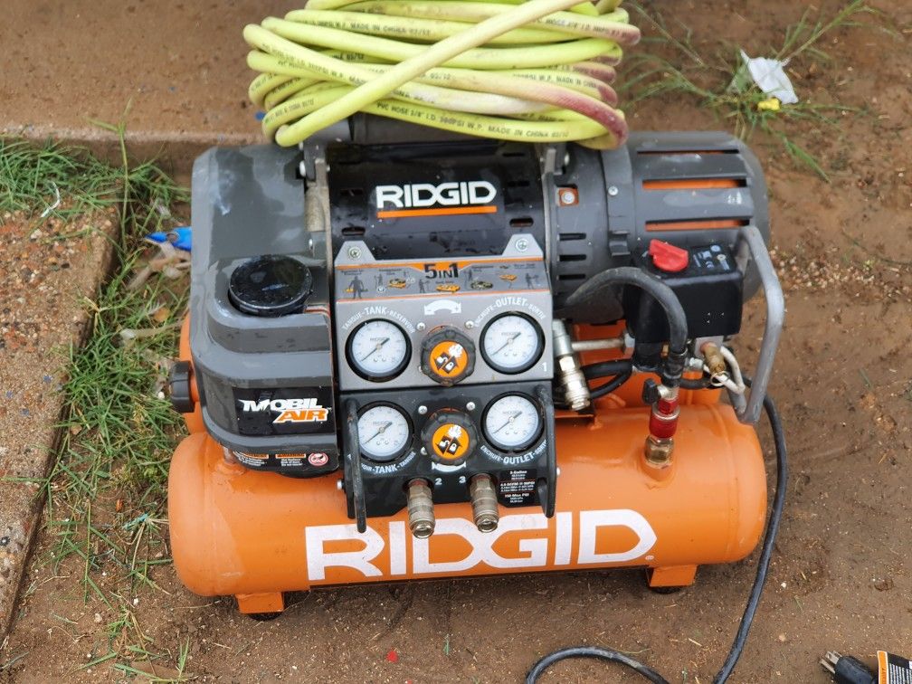 5 in 1 compressor Ridgid for Sale in Phoenix, AZ - OfferUp