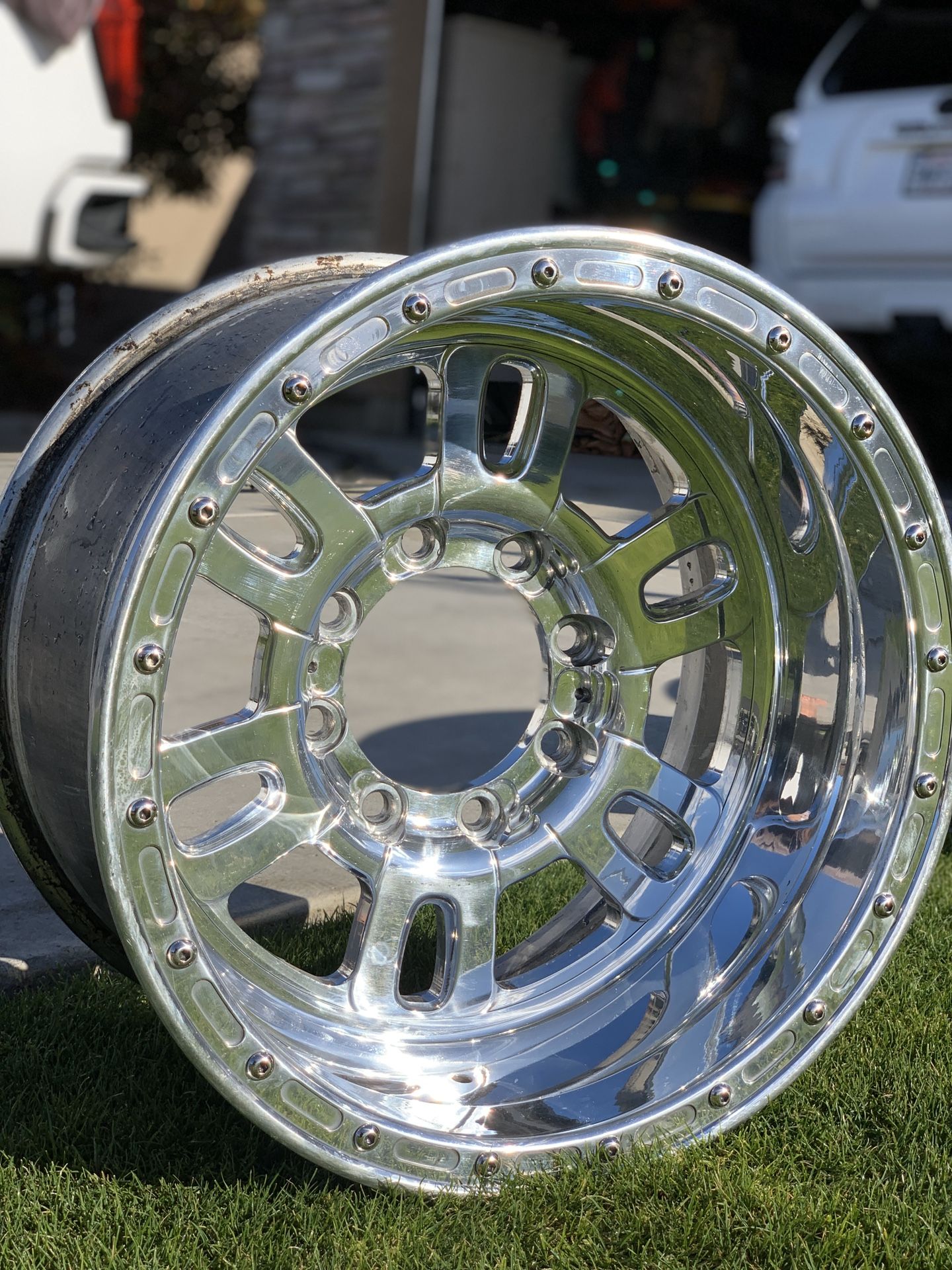 18x10 Weld mountain crusher wheels on 8x6.5 for Sale in Bakersfield, CA ...