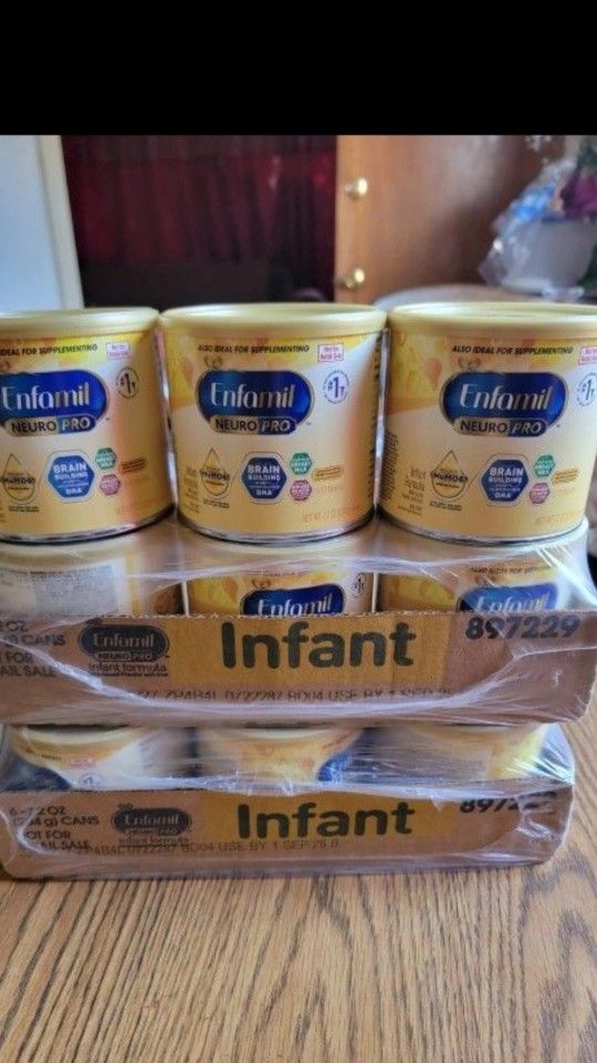 12 ENFAMIL NUERO PRO 7.2 OUNCE CANS $150 OR BEST OFFER ALL BRAND NEW ...