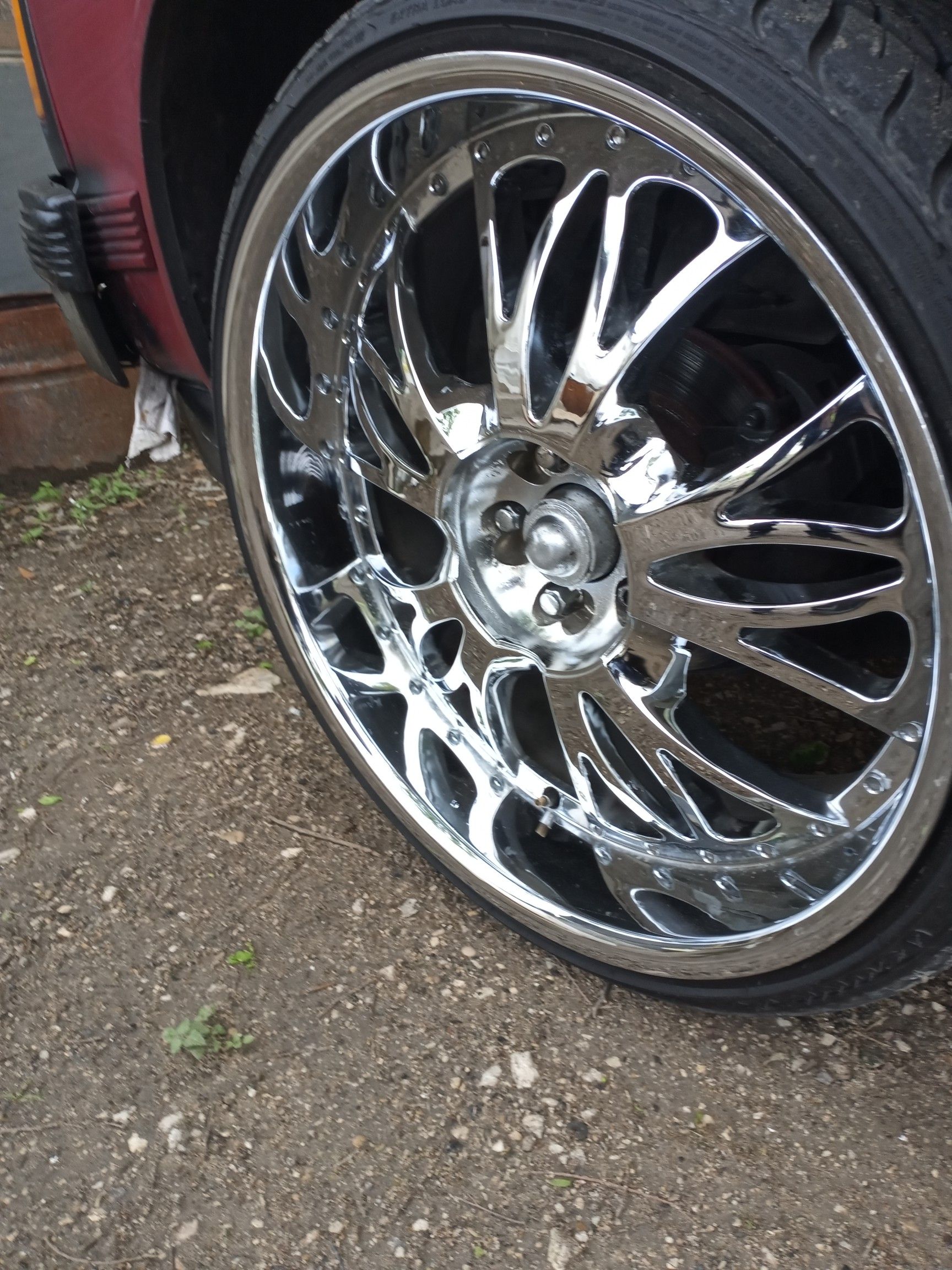 22 inch universal 5 lug rims and tires for Sale in San Antonio, TX ...