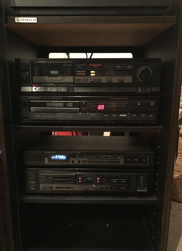 1989 Pioneer rack stereo system ALL ORIGINAL with Marantz speakers for ...