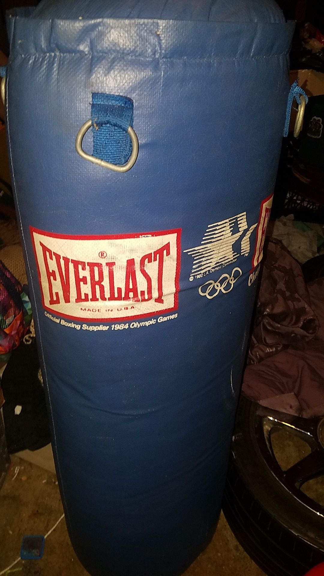 Blue Everlast Punching Bag