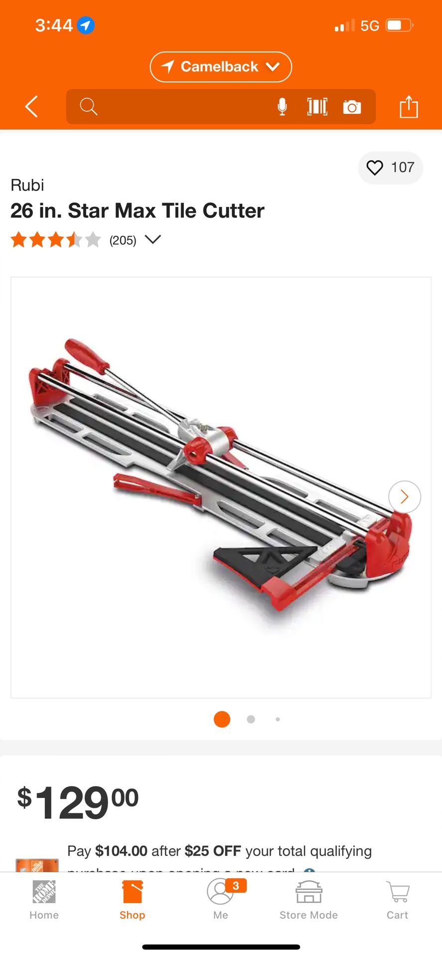 Rubi 26 in. Star Max Tile Cutter for Sale in Glendale, AZ - OfferUp