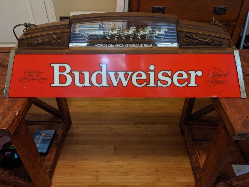 Budweiser Pool Table Lamp