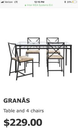 IKEA Granas Table for Sale in Bear DE OfferUp