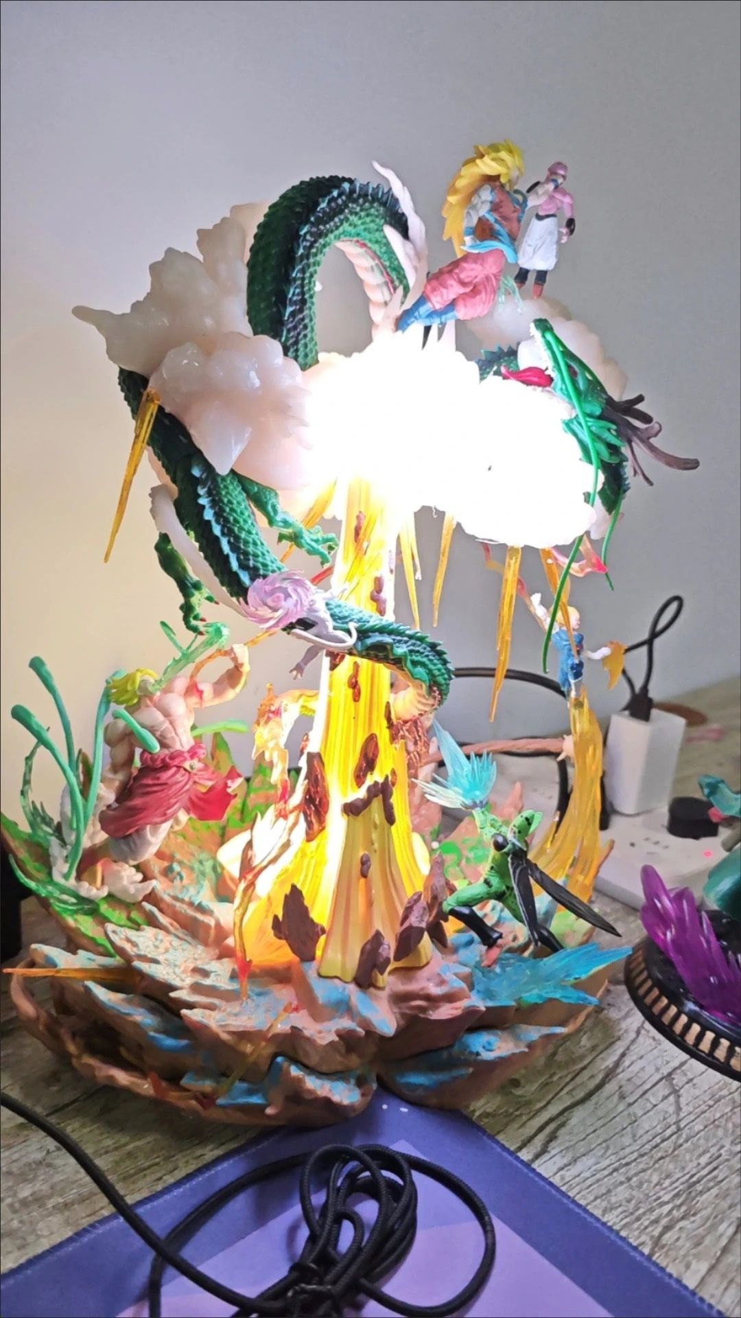 Dragon Ball GKLS 6th Anniversary Goku vs. Life-long Rival Vegeta Light ...