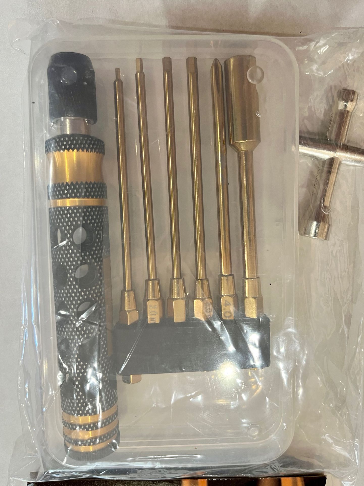 6 in 1 RC Hex Driver Screwdriver Set 1.5mm 2.0mm 2.5mm 3.0mm & Hex Nut ...