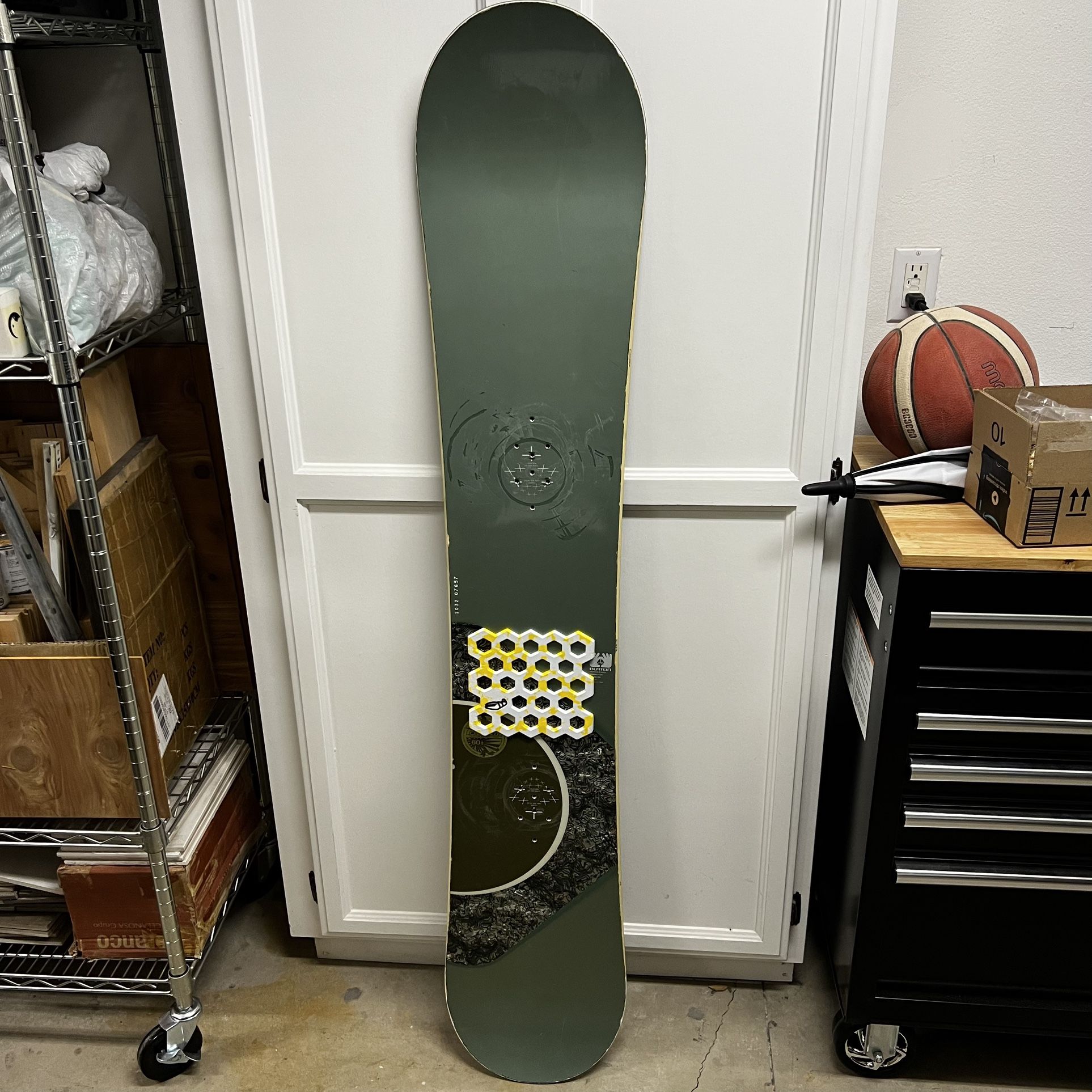 Burton B13 Made In Canada Camber Powder Directional Snowboard 161 cm ...