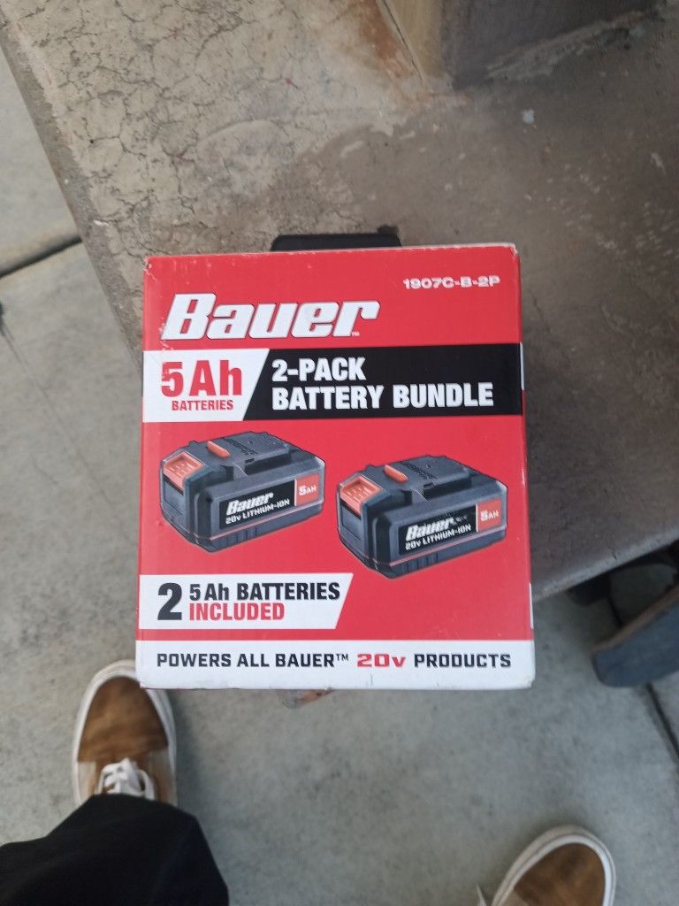 Bauer 2 ah Batteries Included 2 Of Them for Sale in Pico Rivera, CA ...