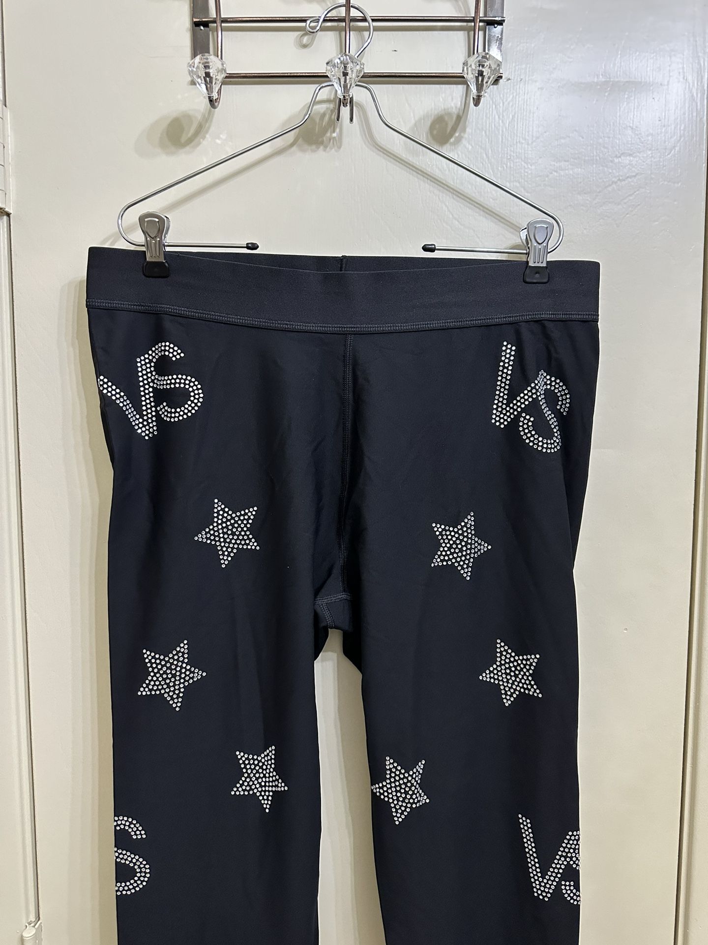 Victoria’s Secret Victoria Sport Bling Rhinestone Embellished Leggings ...