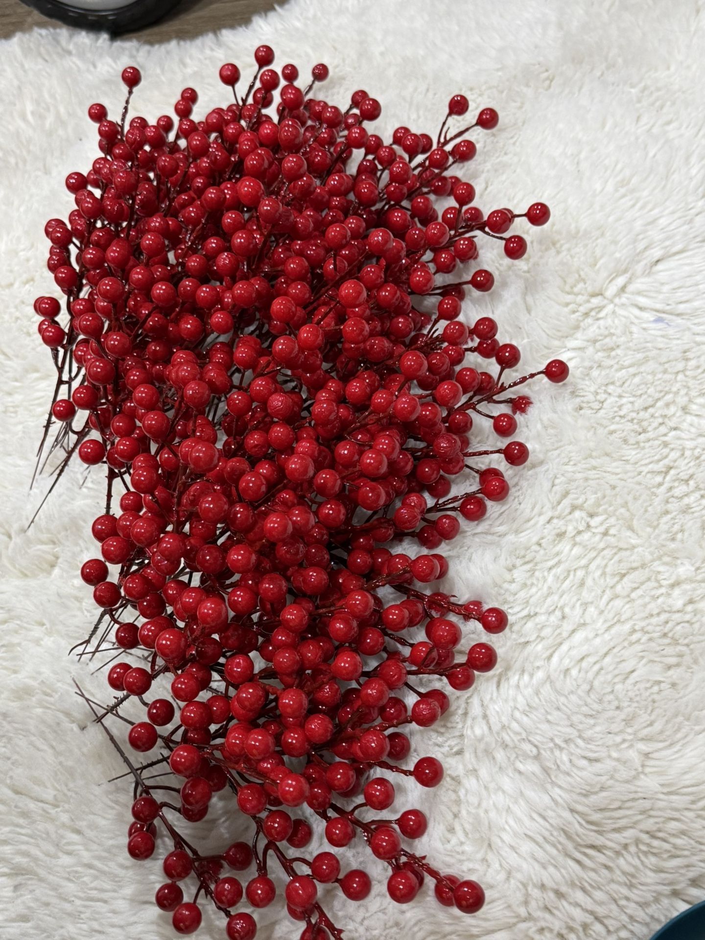 Red Cranberry Branches For Christmas Tree / decor for Sale in Bonney ...