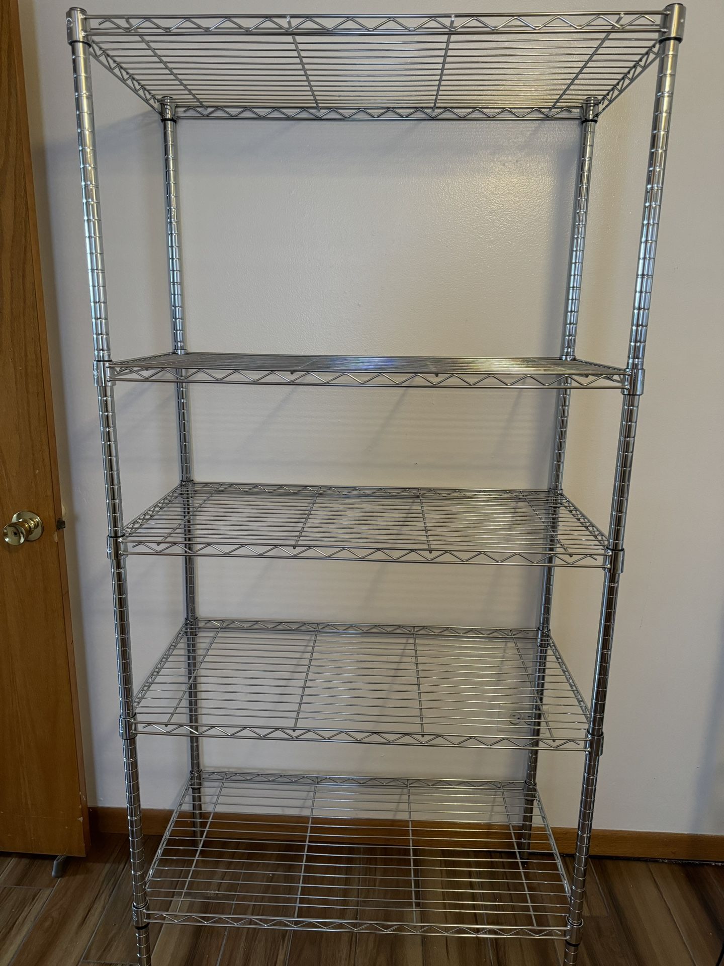 5 Tier Adjustable Wire Shelving Storage Rack for Sale in Burbank, IL ...