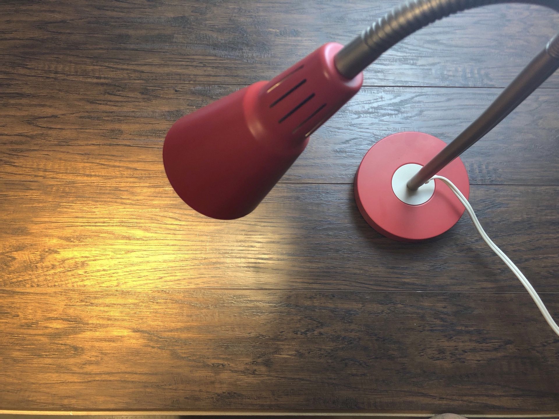 Ikea Intertek 3054269 Cool Vintage Red Desk Lamp Adjustable Goose Neck ...