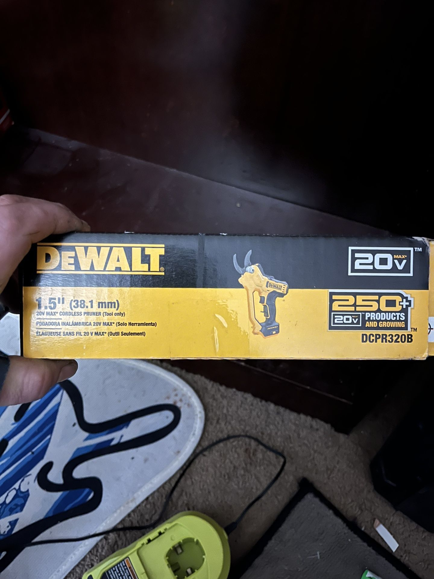 This DEWALT DCPR320 20V MAX Lithium-Ion Cordless Battery Powered Pruner ...