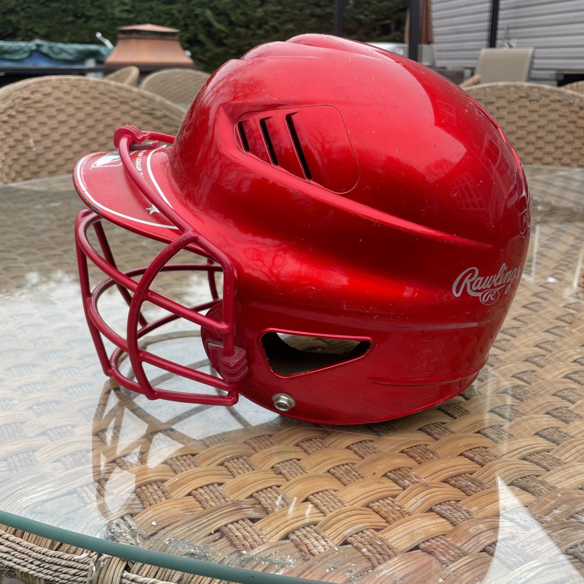 Red Youth/kids Baseball Helmet Rawlings for Sale in North Massapequa ...