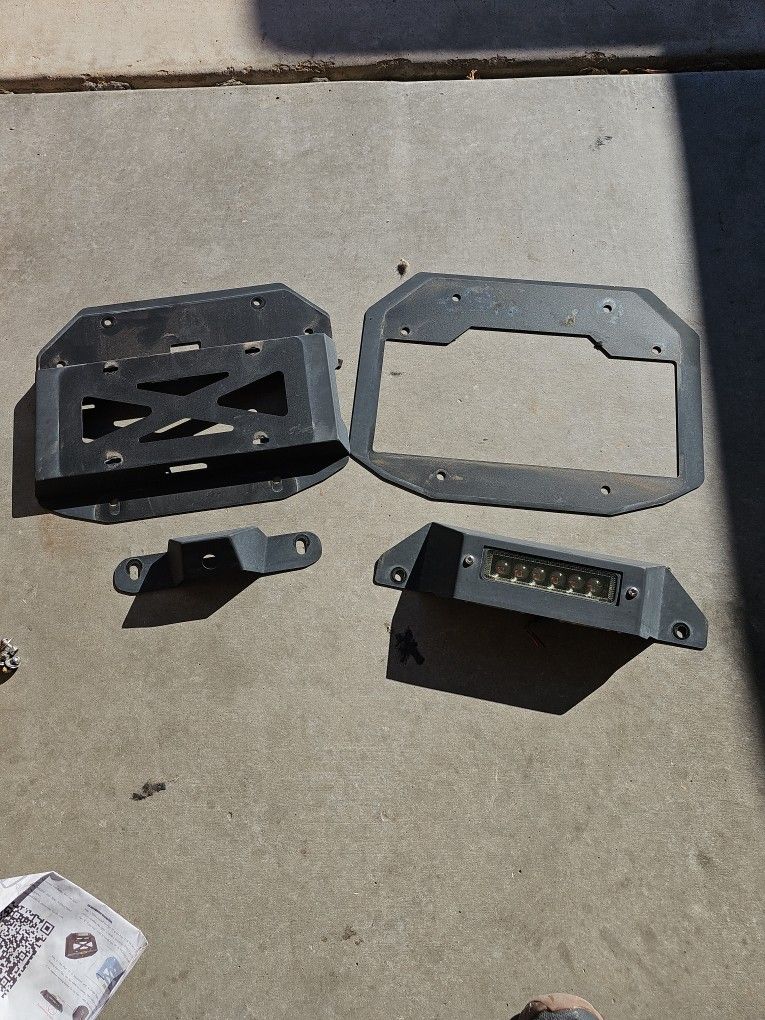 Jeep Jk Rear Tire Delete License Plate Mount for Sale in Avondale, AZ ...