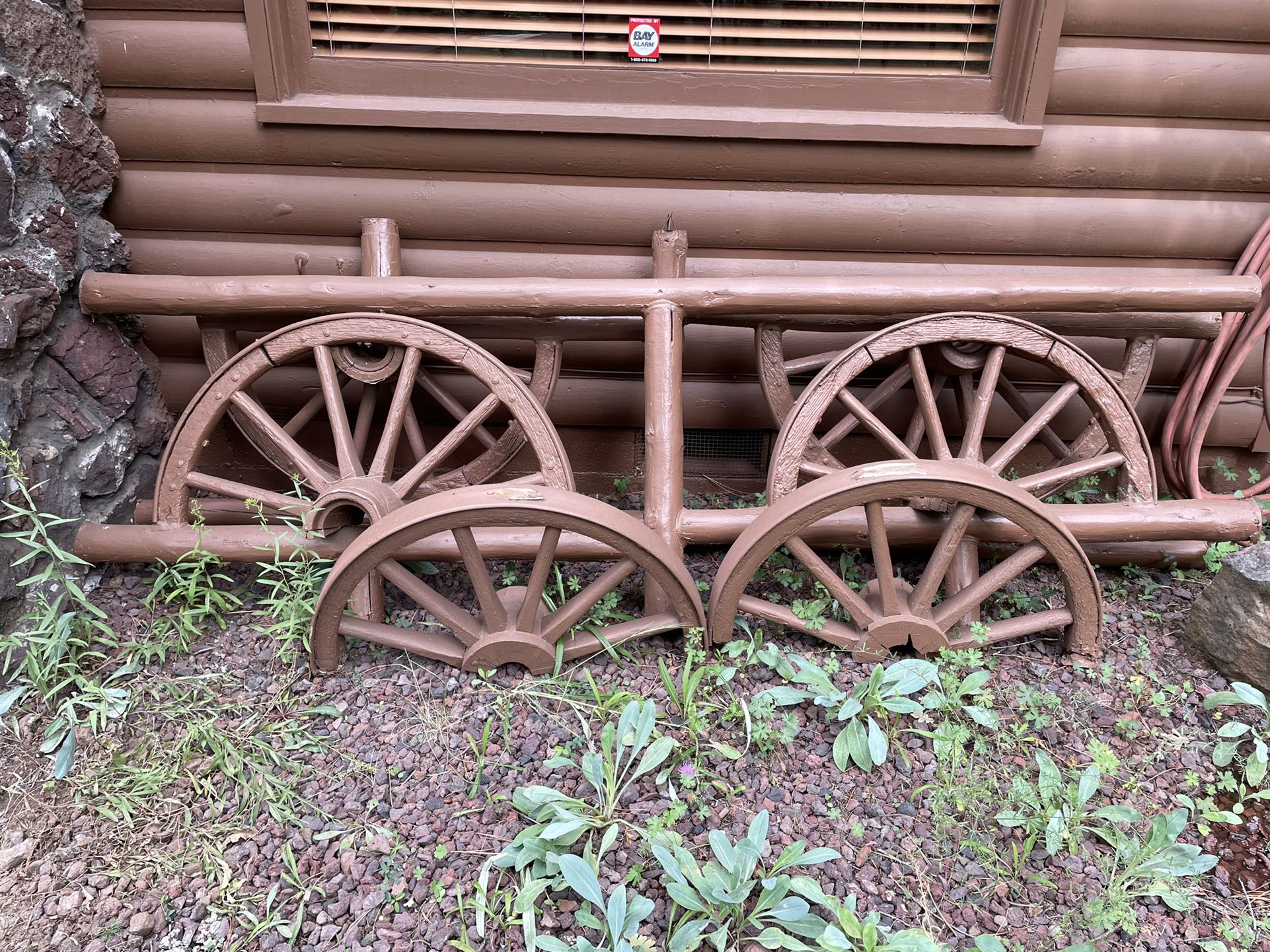 Authentic Wagon Wheel Railing for Sale in Whiteriver, AZ - OfferUp
