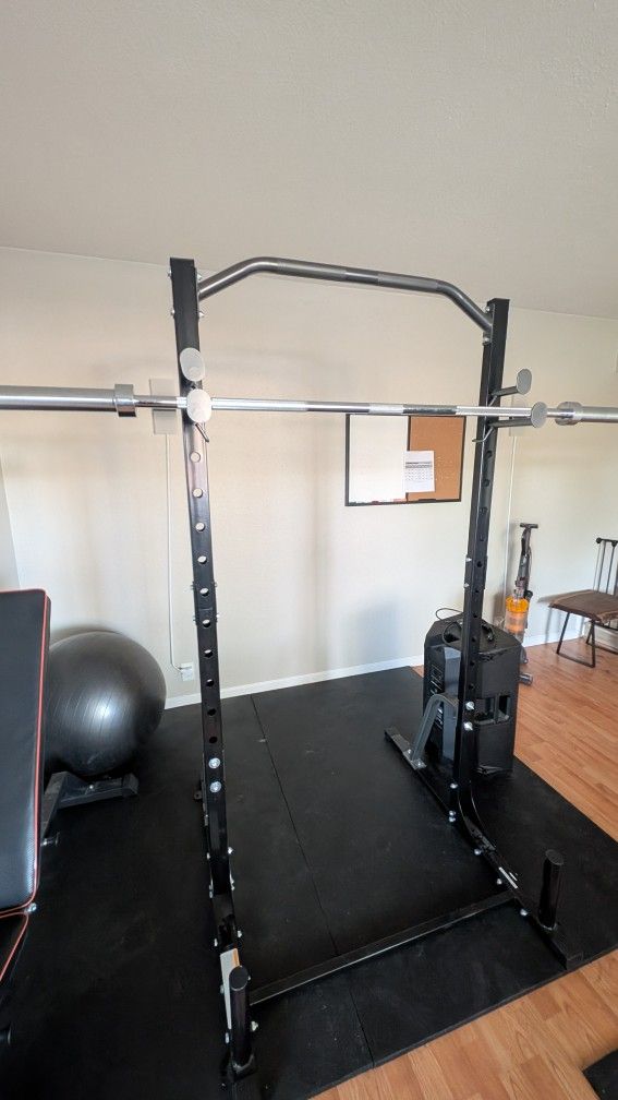 Weight Rack And 35 Lb Bar for Sale in Atwater, CA - OfferUp