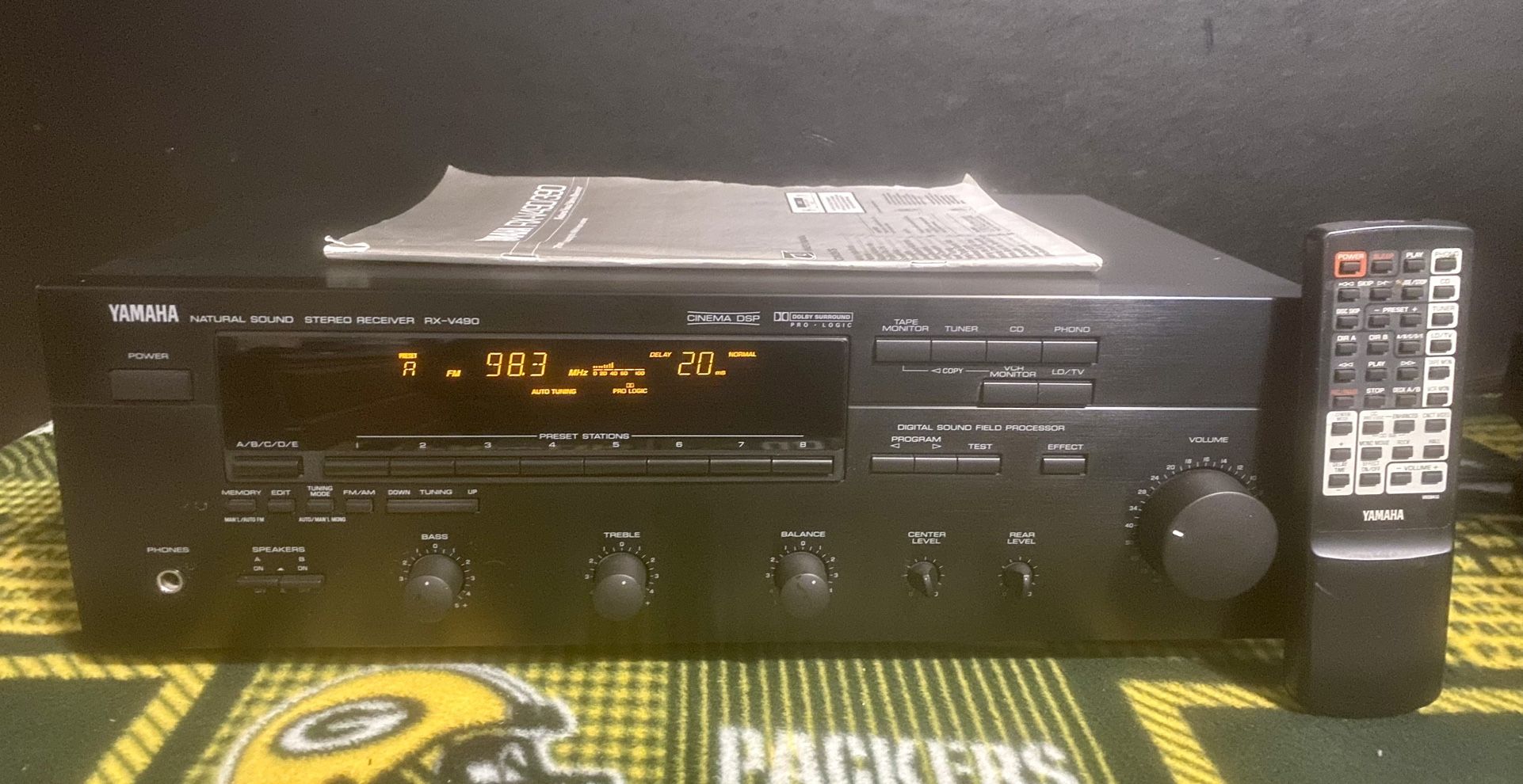 Yamaha RX-V490 Natural Sound 5.1 A/V Stereo Receiver. for Sale in Oak ...
