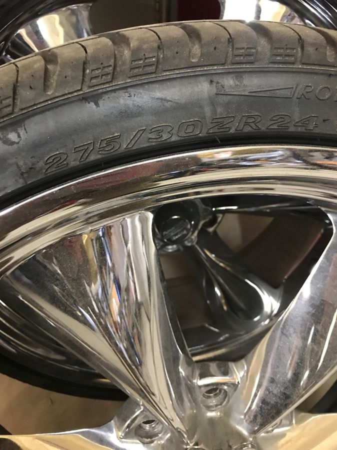 24 inch AMERICAN RACING torque thrust wheels. Chrome. for Sale in Hurst ...