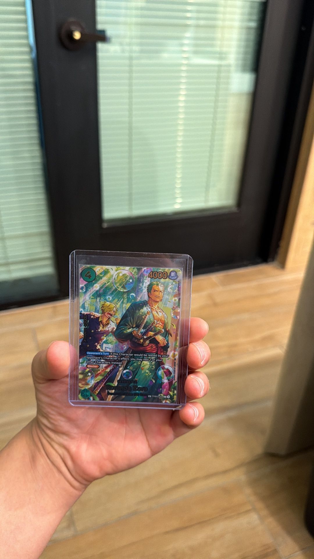 Roronoa Zoro - PRB02-006 (SP) - The Azure Sea's Seven (OP14) Bubble ...