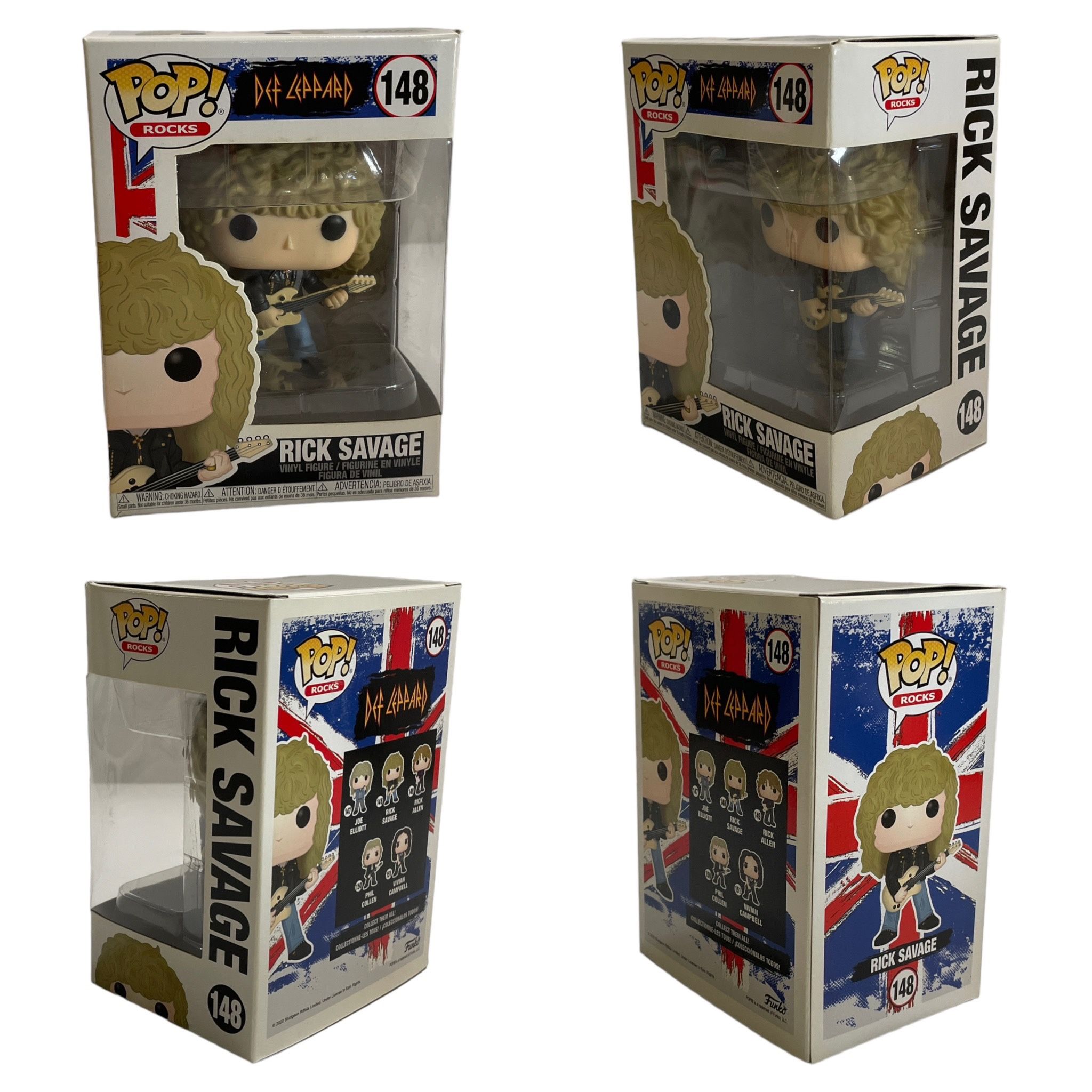 5pc Complete Set Def Leppard Vaulted Funko Pops 2019 NIB for Sale in ...