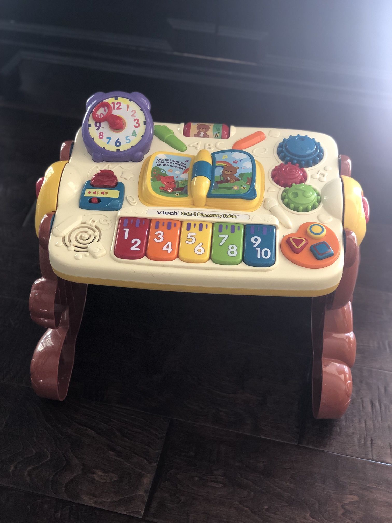 Vtech 2-in-1 Discovery Table Bear Child Activity Table Kids Desk ...