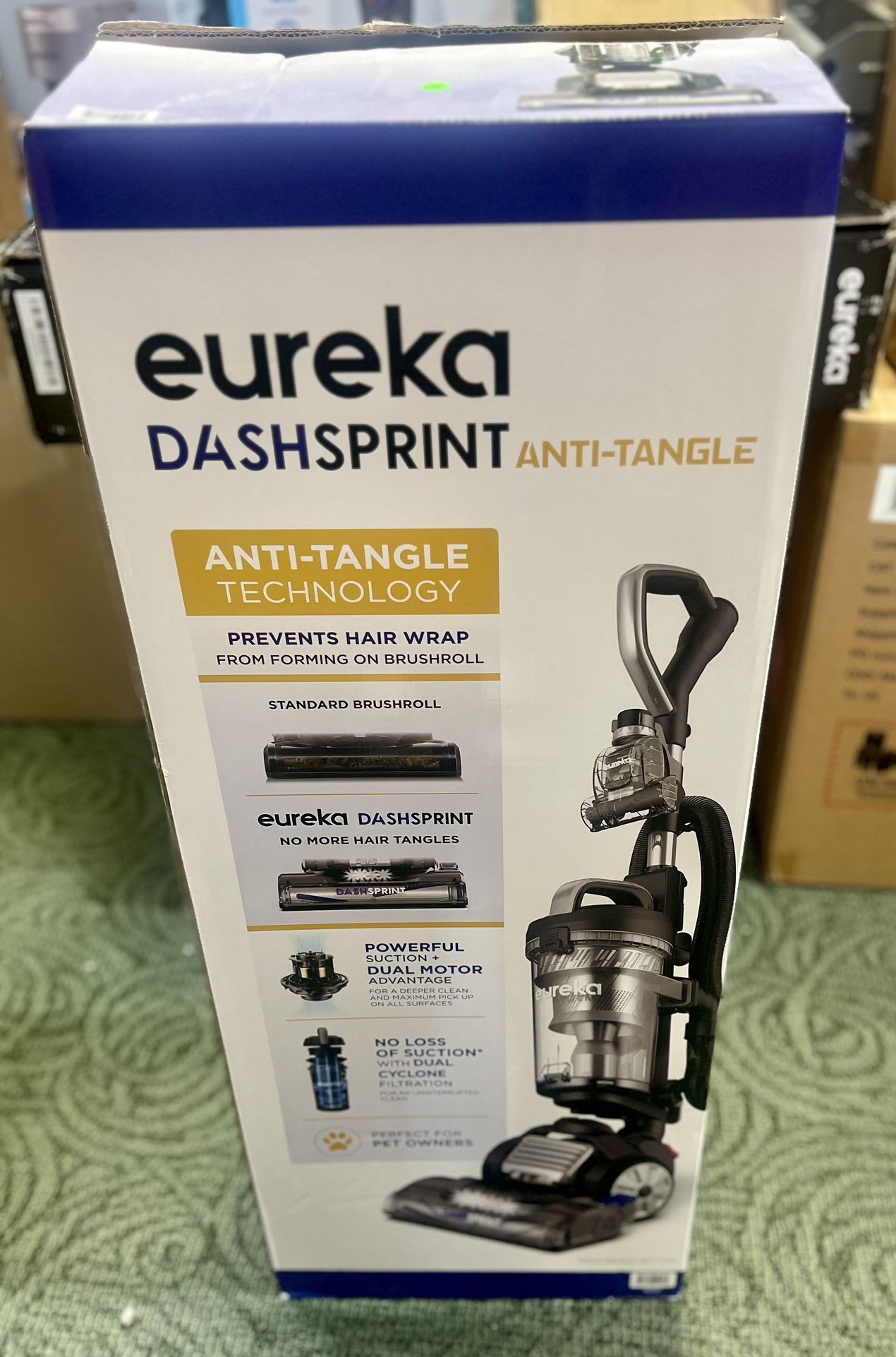 Open Box, Never Used - Eureka DashSprint Anti-Tangle Upright Vacuum ...