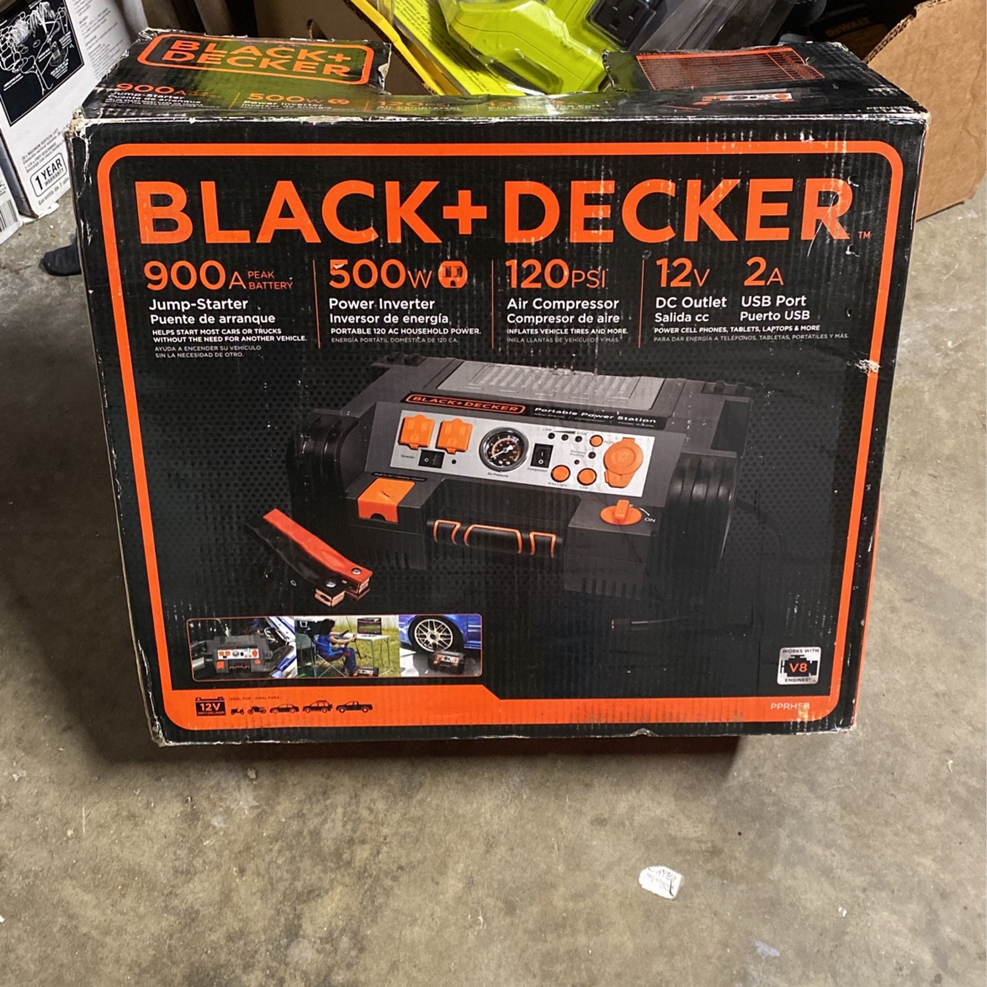 Black & Decker Battery Jumper / Usb Port Dc Outlet for Sale in ...