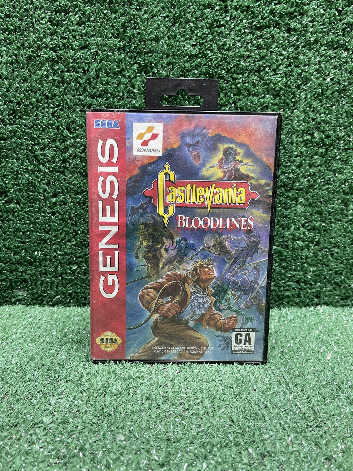 Castlevania: Bloodlines (Sega Genesis,1994) CIB Tested Complete. for ...