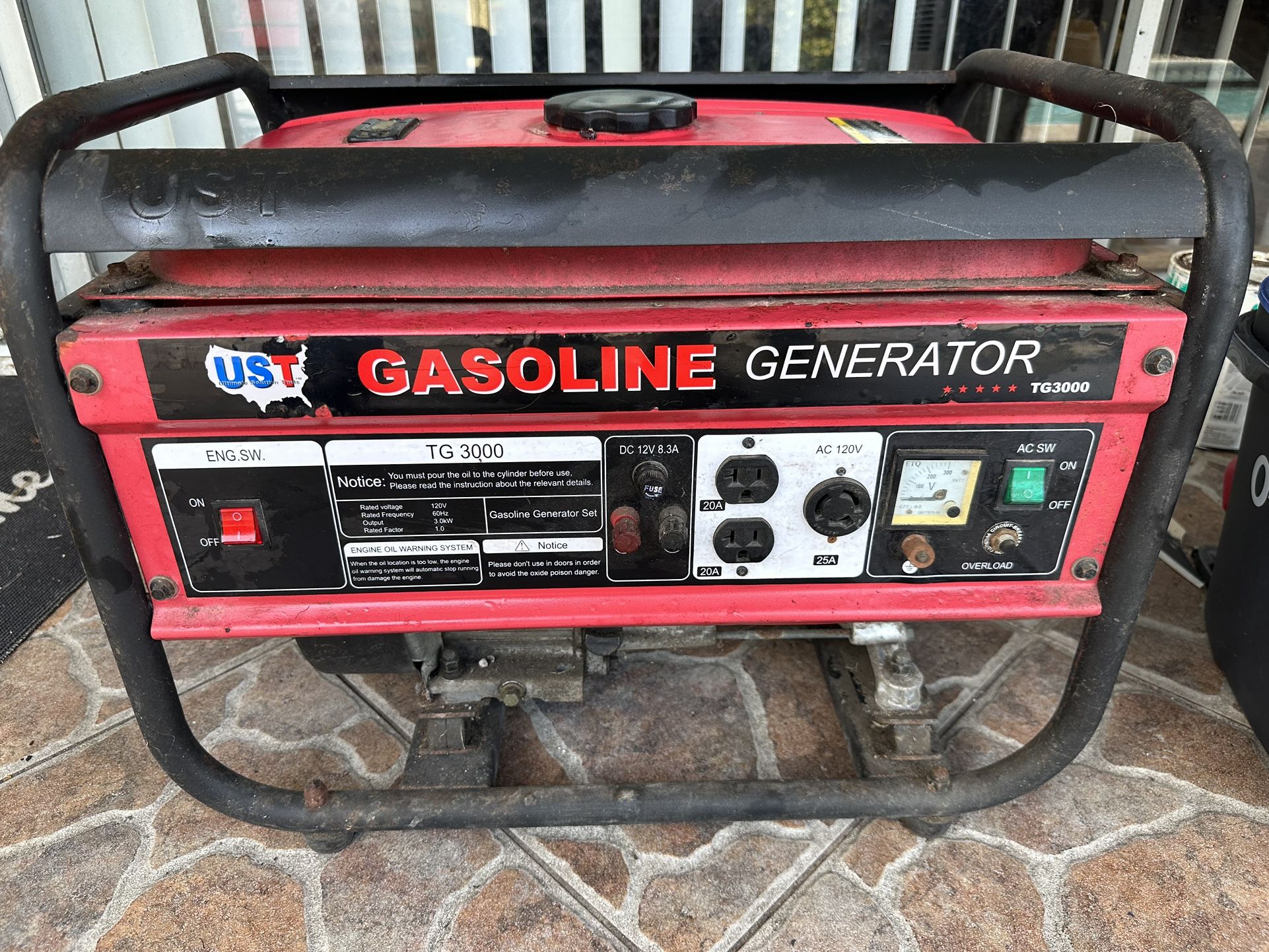 UST TG 3000 Gasoline generator for Sale in Hollywood, FL - OfferUp