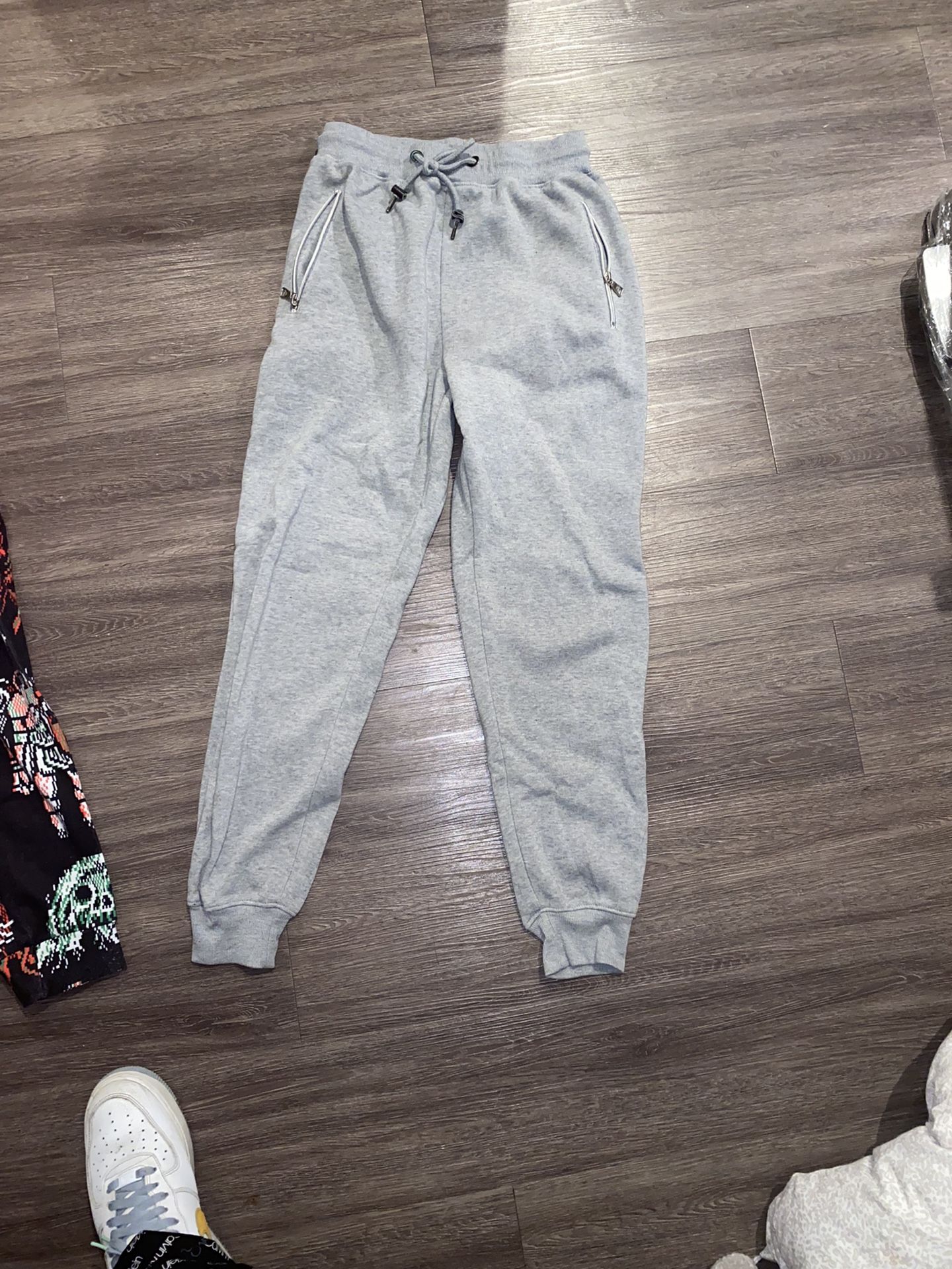 Nice Grey Sweats With Zip Up Pockets for Sale in San Diego, CA - OfferUp