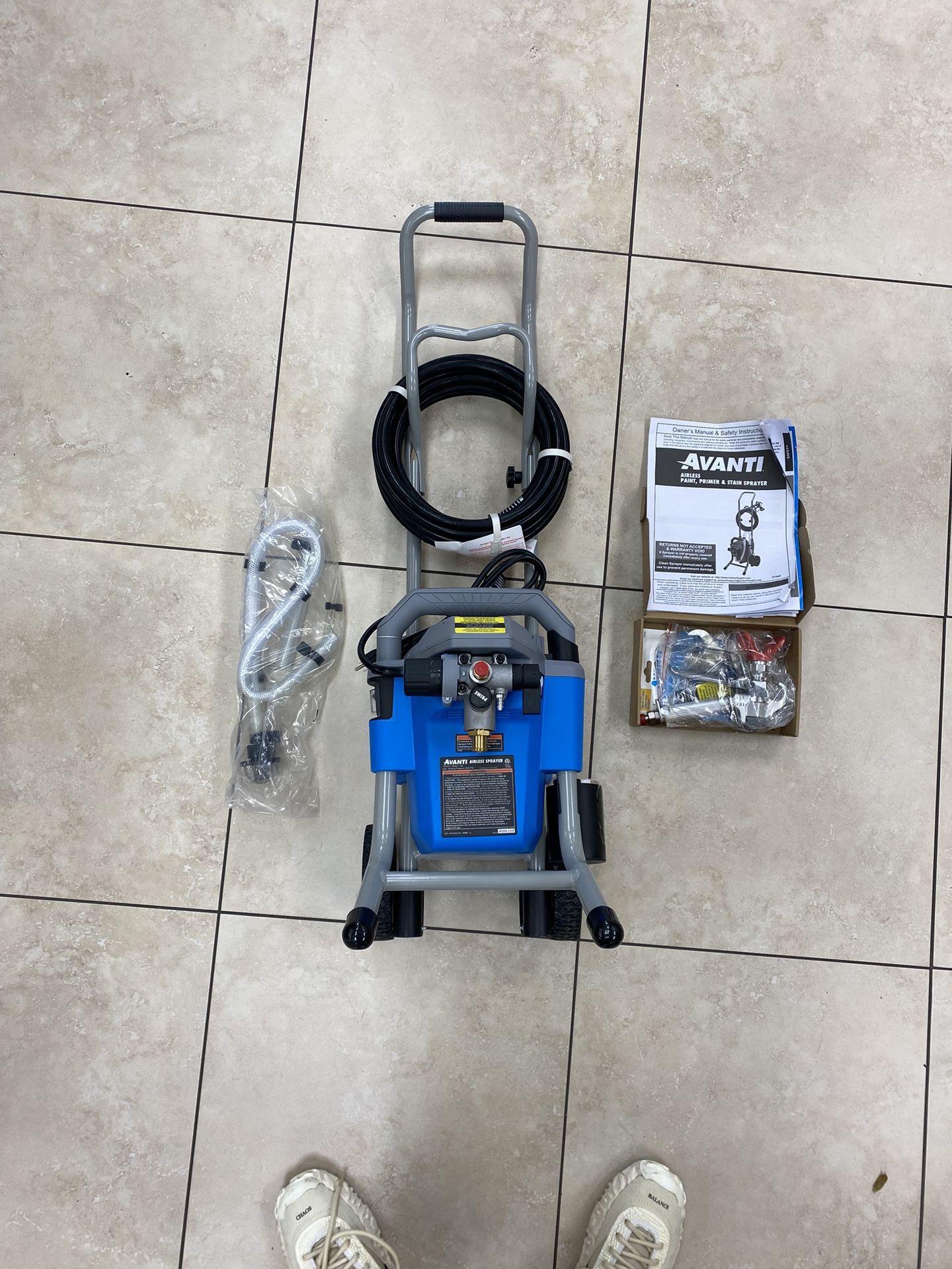 Avanti Airless Paint, Primer & Stain Sprayer - 3000 PSI, 0.31 GPM - NEW ...