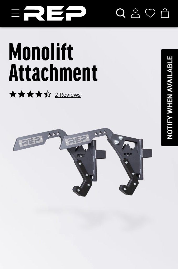 Rep Fitness Monolift Pr4000 Pr4k Rogue Monster Lite Titan X3 J Cup 3x3 ...